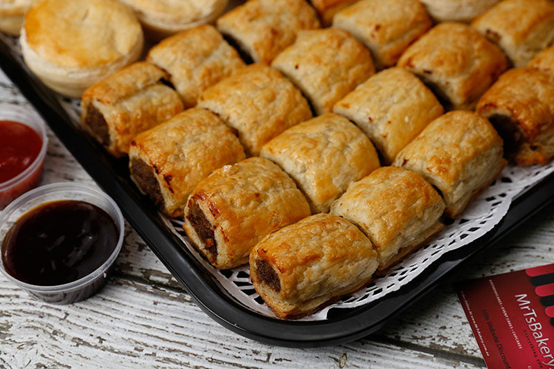 Party Pies And Sausage Rolls - By Serves - Mr T's Bakery